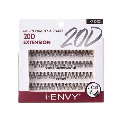 Kiss I Envy 20d Extension Cluster Medium False Eyelashes Sally Beauty