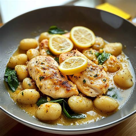 Lemon Gnocchi Chicken Creamy Zesty And Perfect For Dinner