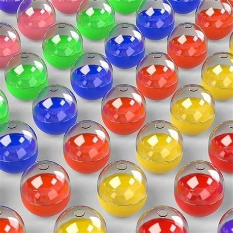 Vending Machine Capsules 50 Pcs Toy Capsules 126 Inches Round