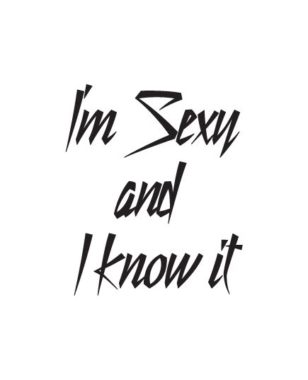 Sweat Shirt Im Sexy And I Know It