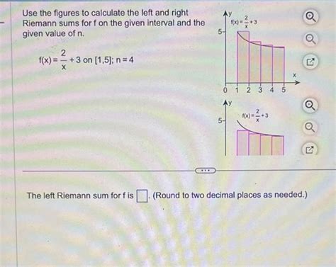 Solved Use The Figures To Calculate The Left And Right