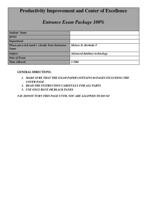 Database Exit Pdf Sql Databases
