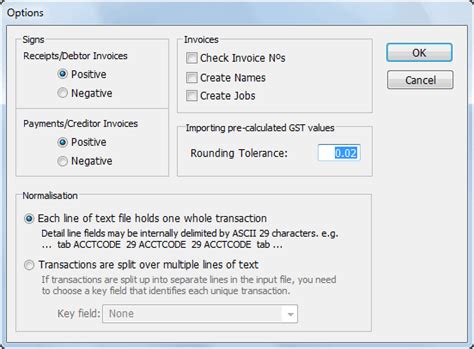 Transaction Importing