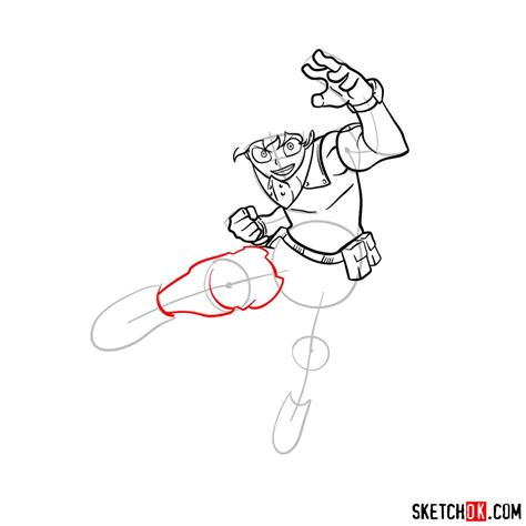 How To Draw Izuku Midoriya In His Hero Costume Sketchok Easy Drawing Guides