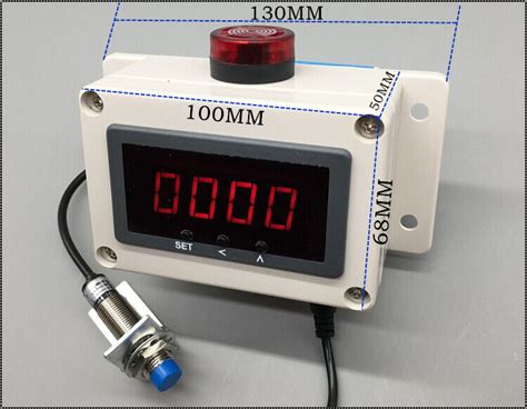 Proximity Sensor Motor Speed Sensor Distance 0 5mm With Display 50dB Low Speed High Speed Alarm