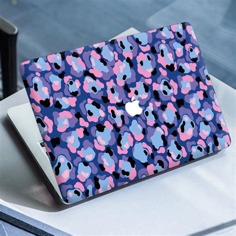 Laptop Skin For Apple Macbook Tiger Design Pink Blue At Rs 49900