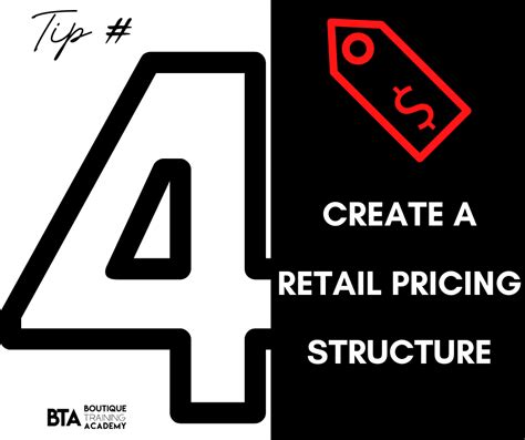 {tip 4} Create A Retail Pricing Structure