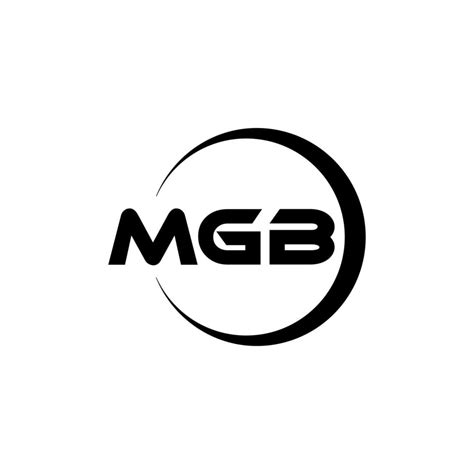Mgb Letter Logo Design In Illustration Vector Logo Calligraphy Designs For Logo Poster