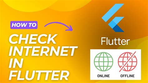 How To Check Internet Connection In Flutter Tutorial Youtube