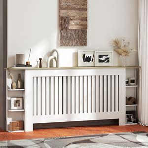 Homcom Radiator Cover With Open Storage Shelves 820 496v02wt
