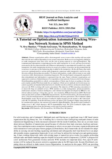 Pdf A Tutorial On Optimization Automated Tracking Wireless Network