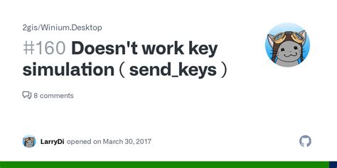 doesn t work key simulation send keys · issue 160 · 2gis winium