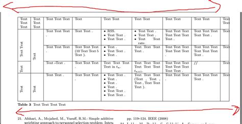 Tables How To Fix The Width Of A Tabular Column By Using Weights In