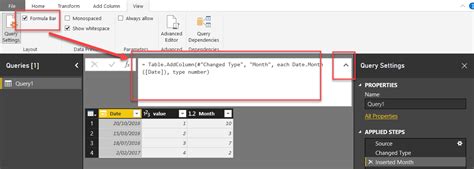 Powerbi In Query Editor How To Get Details Of A Step Stack Overflow