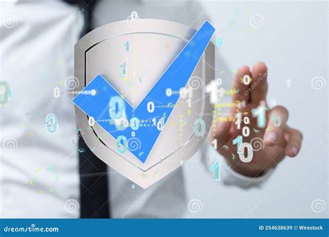 3d Rendering Of Safe Global Networking In A Hand Stock Illustration Illustration Of Icon Line