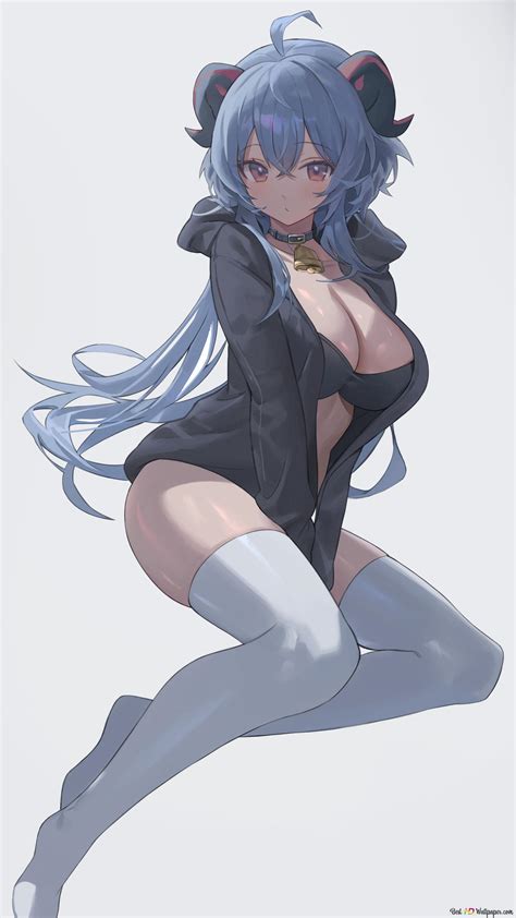 Hot Ganyu Sexy Look Genshin Impact K Wallpaper Download