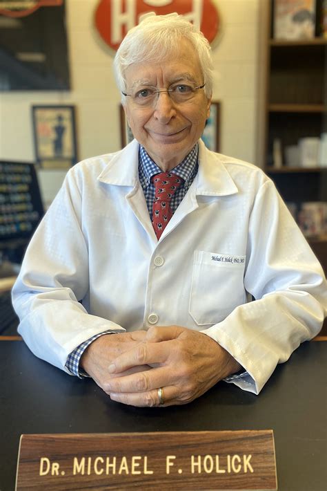 Dr Michael Holick Desk