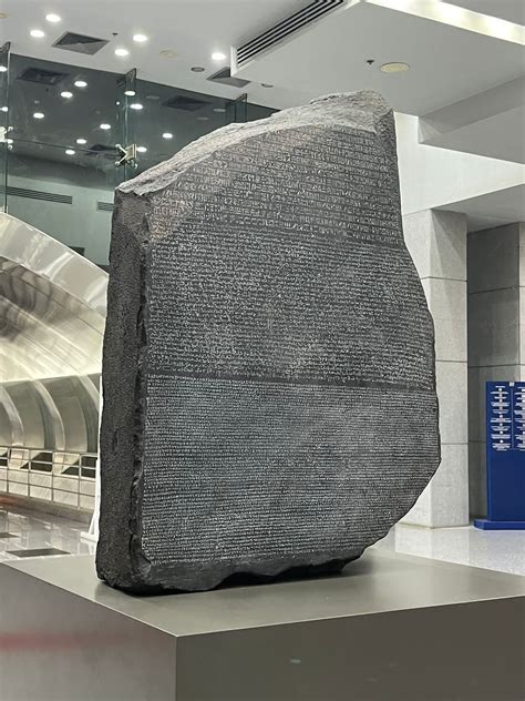 Egypt To Display Replica Of Rosetta Stone For The First Time At Nmec On