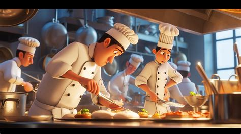 Free Animated Kitchen Scene Image Animation Kitchen Chefs