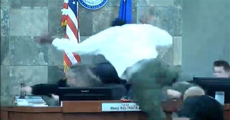 Video Shows Moment Las Vegas Judge Gets Attacked During Sentence Hearing