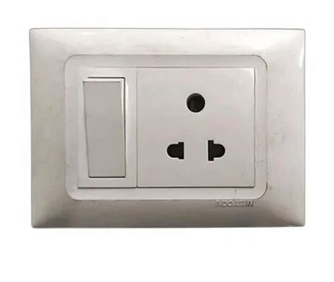 6A Modular Switch Socket Combination At Rs 158 In Coimbatore ID 2849362599233