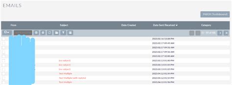php8 1 php8 2 email listview doesn t render so no emails are visible