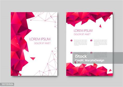 벡터 밝은 추상 적 다각형 현대 템플릿 포스터 플래카드 브로셔 배너 전단지 배경 등의 세트 페이스트 낮은 폴리 템플릿 커버 3