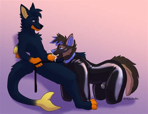 Rule 34 Anthro Bitchsuit Blue Blush Blue Collar Blue Highlights Blue