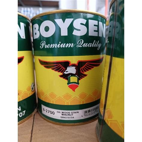 Boysen Oil Wood Stain Maplemahoganywalnutoak Ltr Shopee Philippines
