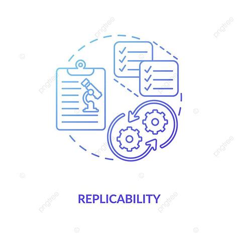 Replicability Concept Icon Dark Copy Method Vector Dark Copy Method