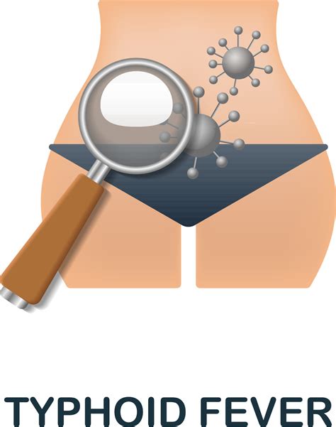 Typhoid Fever Icon 3d Illustration From Deseases Collection Creative Typhoid Fever 3d Icon For