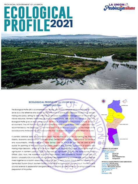Ecological Profile 2021 Final Pdf Maternal Health Agriculture