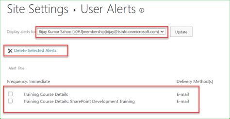 Sharepoint Alerts Create And Manager Alerts In List Or Library Spguides