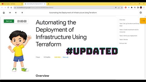 Updated Automating The Deployment Of Infrastructure Using Terraform Lab Solution YouTube