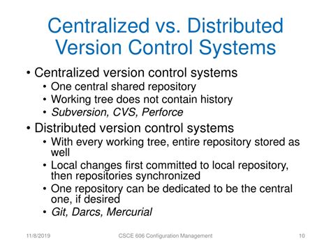 Ppt Csce 606 Configuration Management Powerpoint Presentation Free