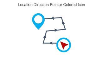 Location Direction Pointer Colored Icon In Powerpoint Pptx Png And Editable Eps Format PPT Slide