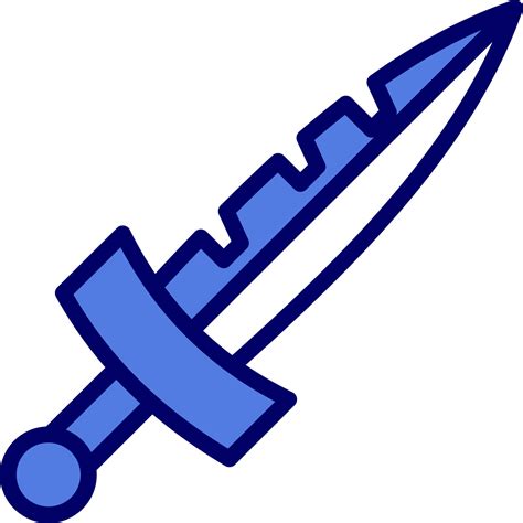 Dagger Vector Icon 19767916 Vector Art At Vecteezy