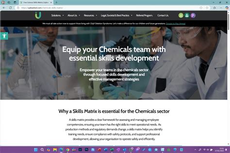 Free Science Skills Matrix Upleashed