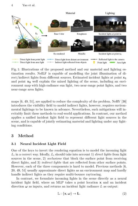 Neilf Neural Incident Light Field For Physically Based Material