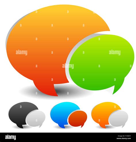 Speech Bubble Vector Graphics Two Overlapping Speech Talk Bubbles For