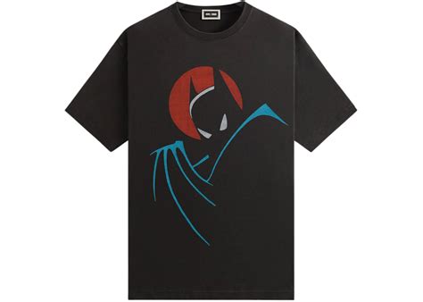 Kith X Batman Animated Vintage Tee Black Mens Fw24 Us