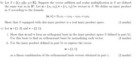 Solved B Let S X Y X YR Suppose The Vector Addition Chegg Com