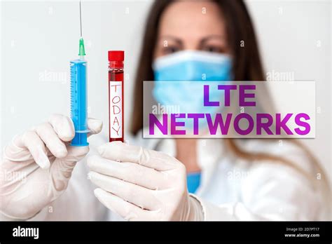 Conceptual Hand Writing Showing Lte Networks Concept Meaning Fastest