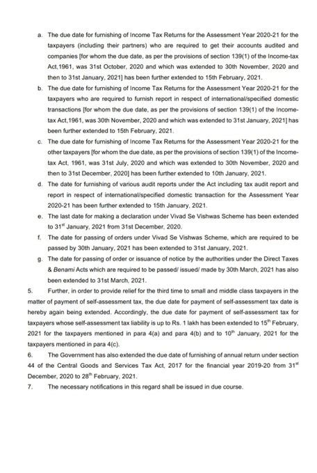 Extension Of Due Date Of For Tax Audit ITR Filing CBDT Options