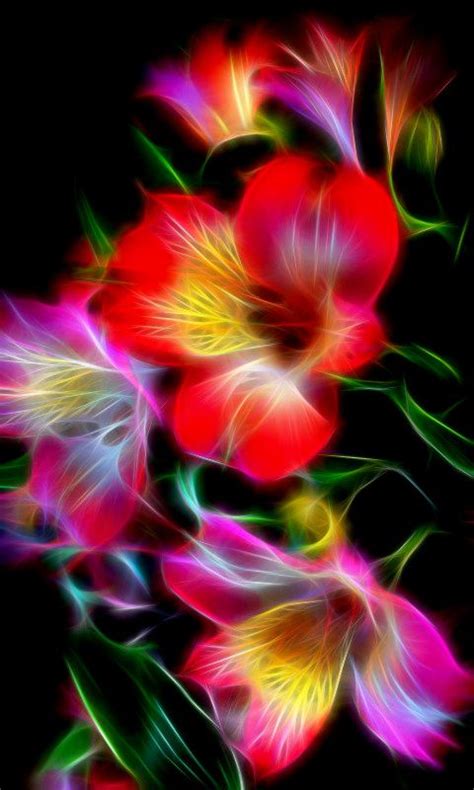 Flowers Fractal Art Fractal Art Flowery Wallpaper Cool Galaxy