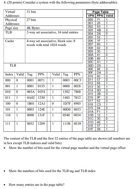 solved 4 20 points consider a system with the following