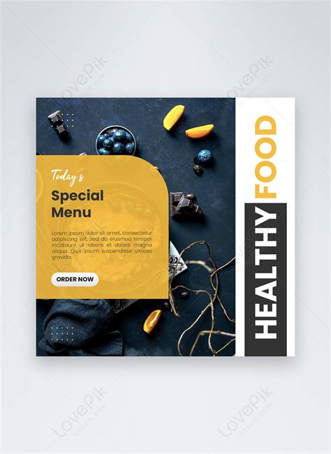 건강 식품 소셜 미디어 게시물 이미지 사진 450066009 무료 다운로드