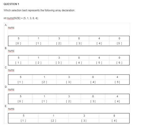 Solved Question 3 Which Selection Best Represents The