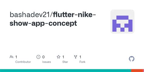 GitHub Bashadev Flutter Nike Show App Concept