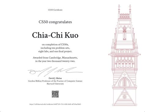 Cs50 Computerscience Programming Softwaredevelopment David Kuo